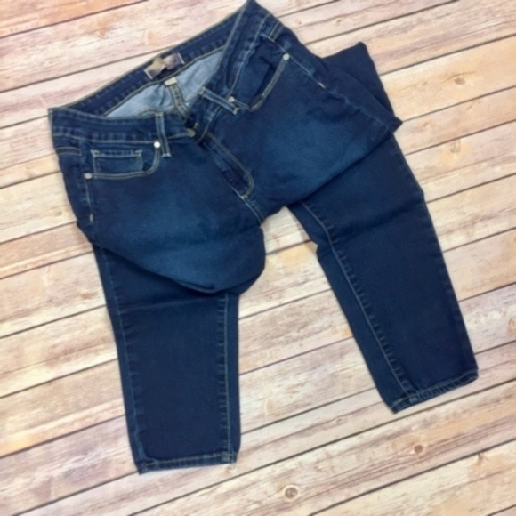 PAIGE | Jeans | Paige Peg Leg Skinny Jeans Dark Wash Stretchy | Poshmark
